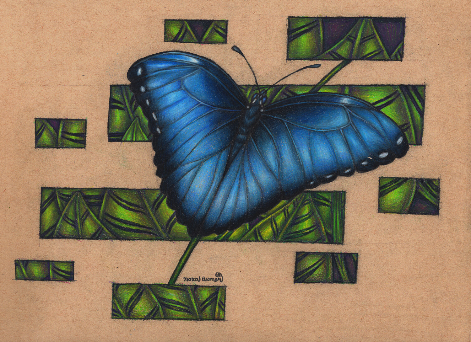 ArtStation - Blue Morpho