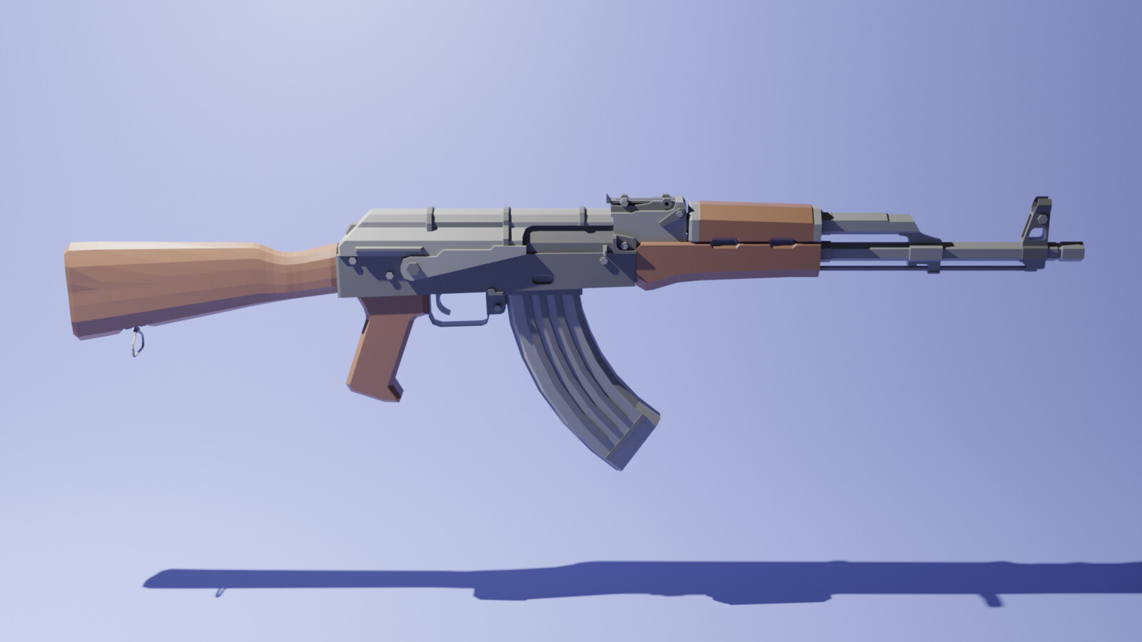 Camo - Low-Poly Rifle