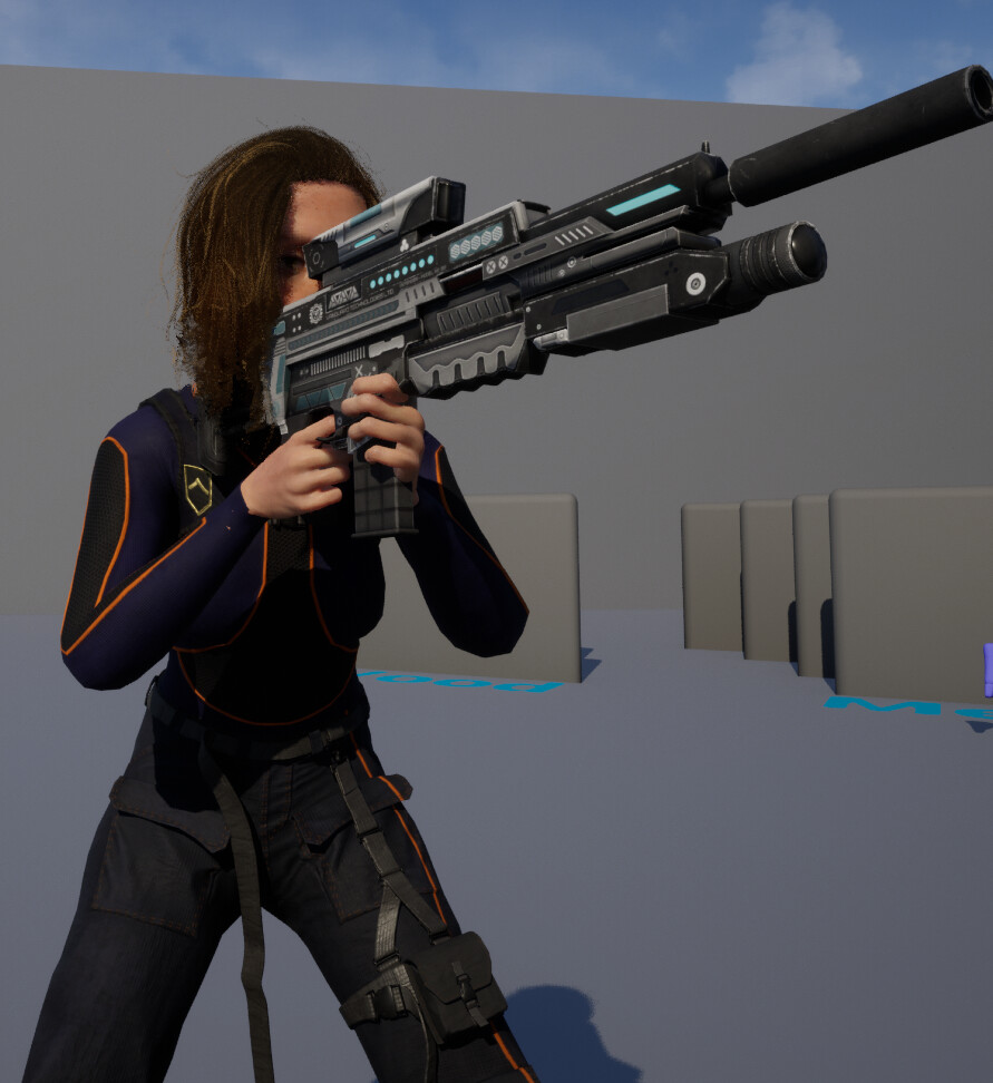 William Pak - Defender - Sci-Fi Rifle for "Lux Novus"