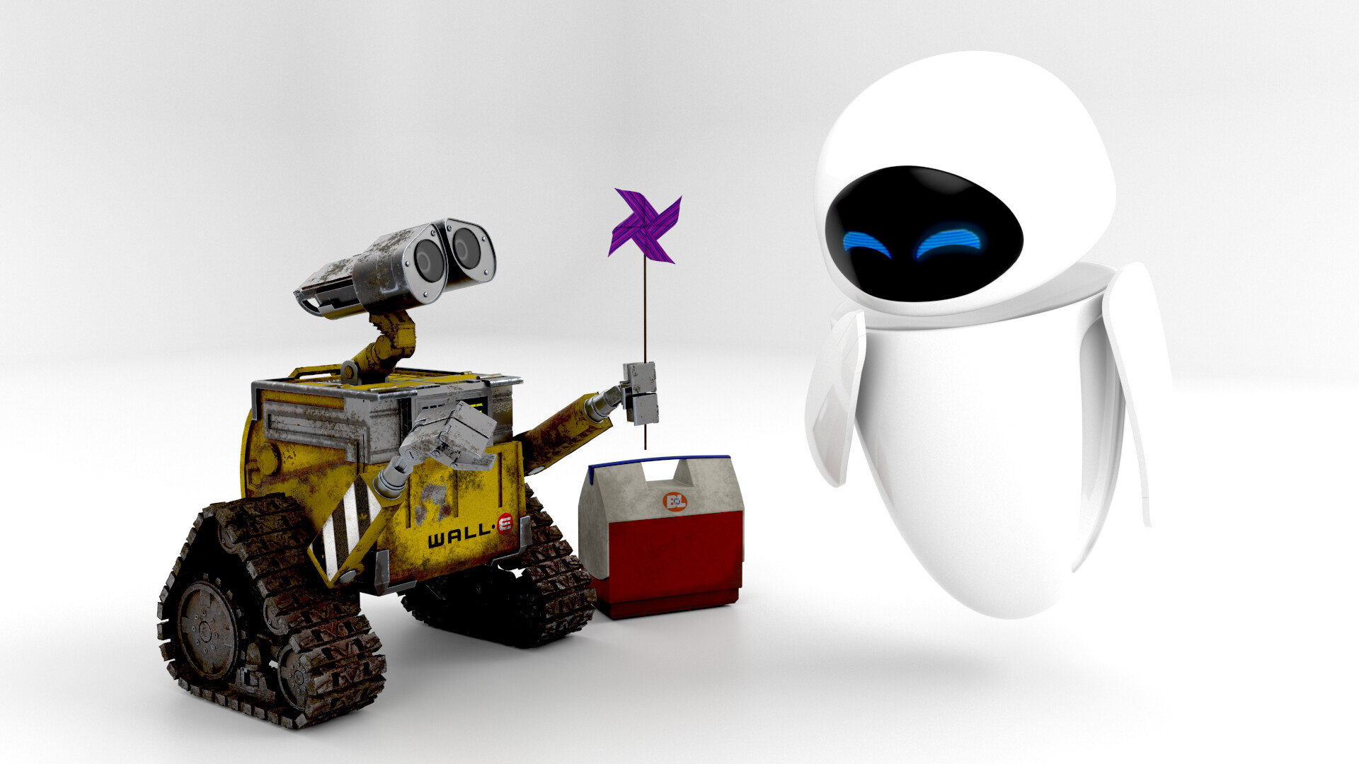 ArtStation - Wall-E and Eve