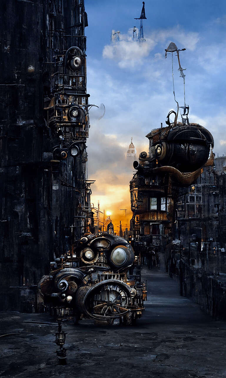 ArtStation - Steampunk machinarium 2