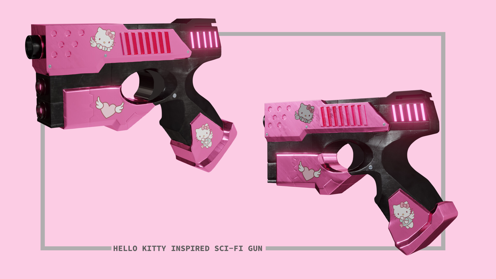 Pink Hello Kitty Handguns For Women