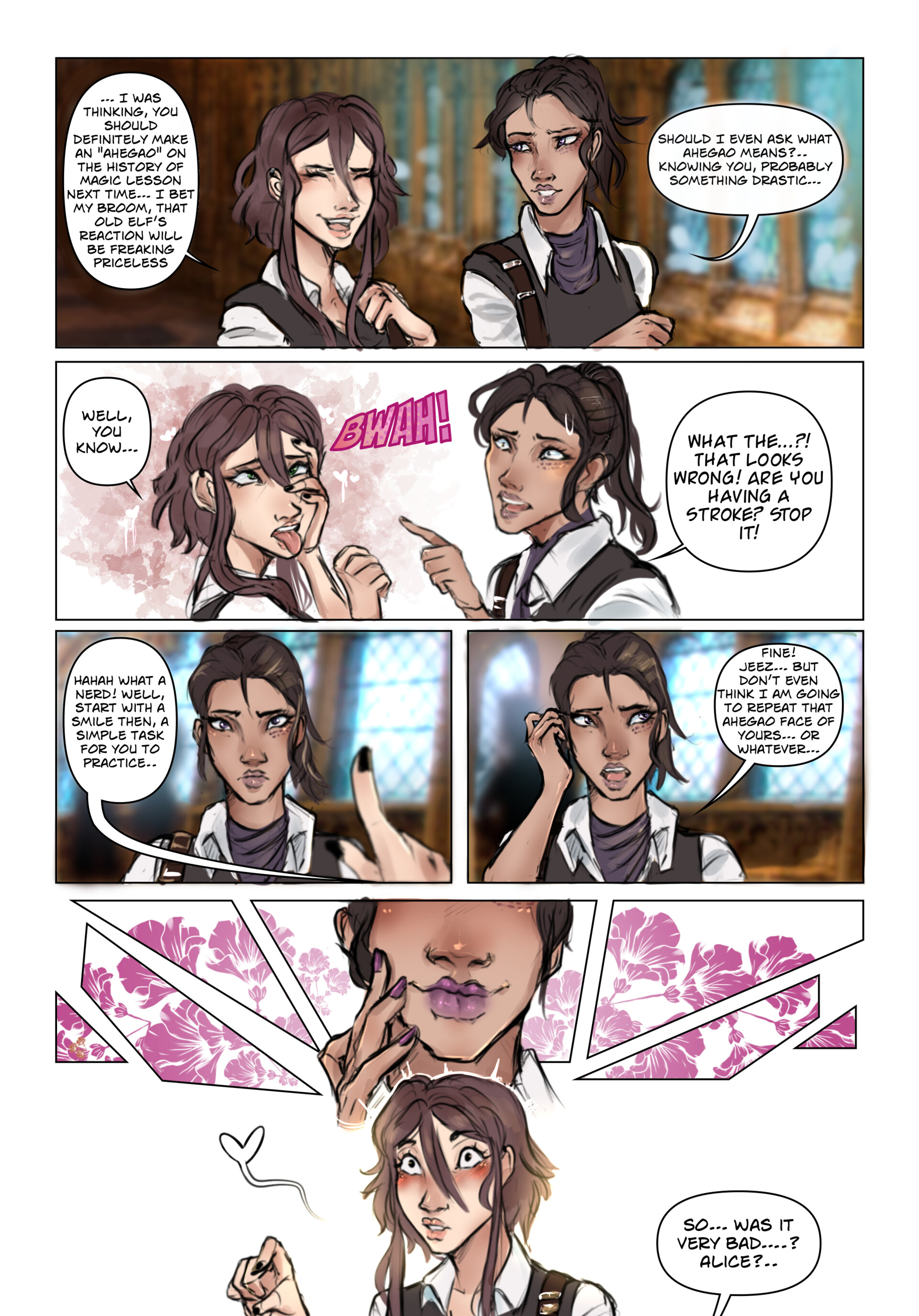 ArtStation - Girls in Hogwarts