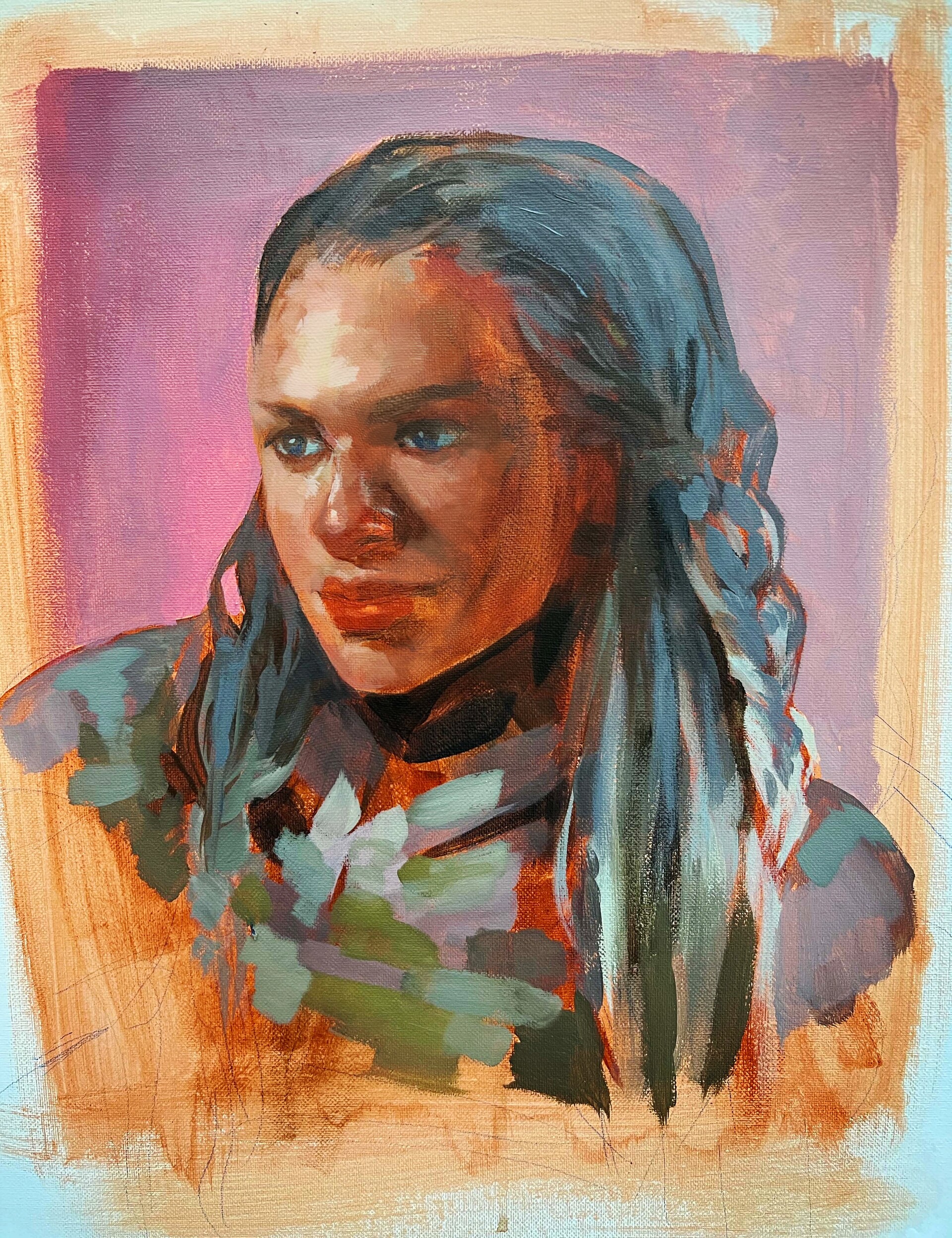 Cara Baxter - Acrylic Portraits, Set 2