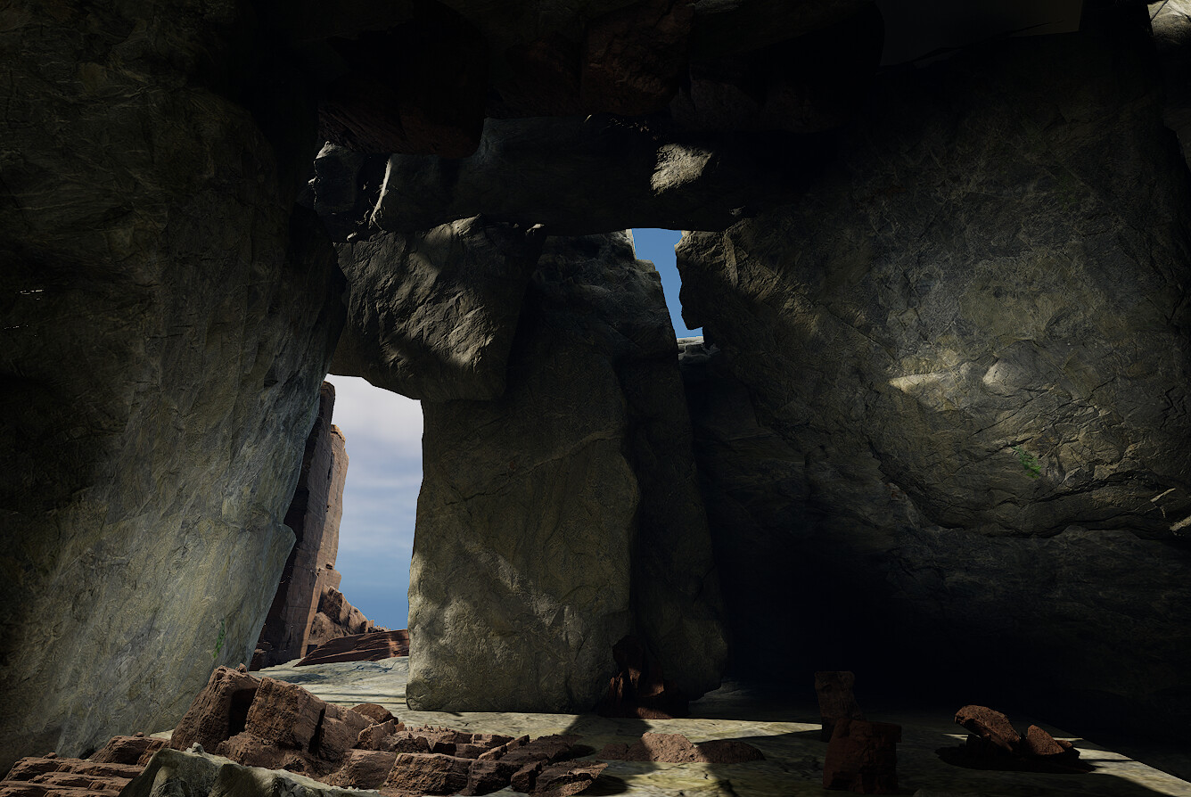 ArtStation - cave lighting