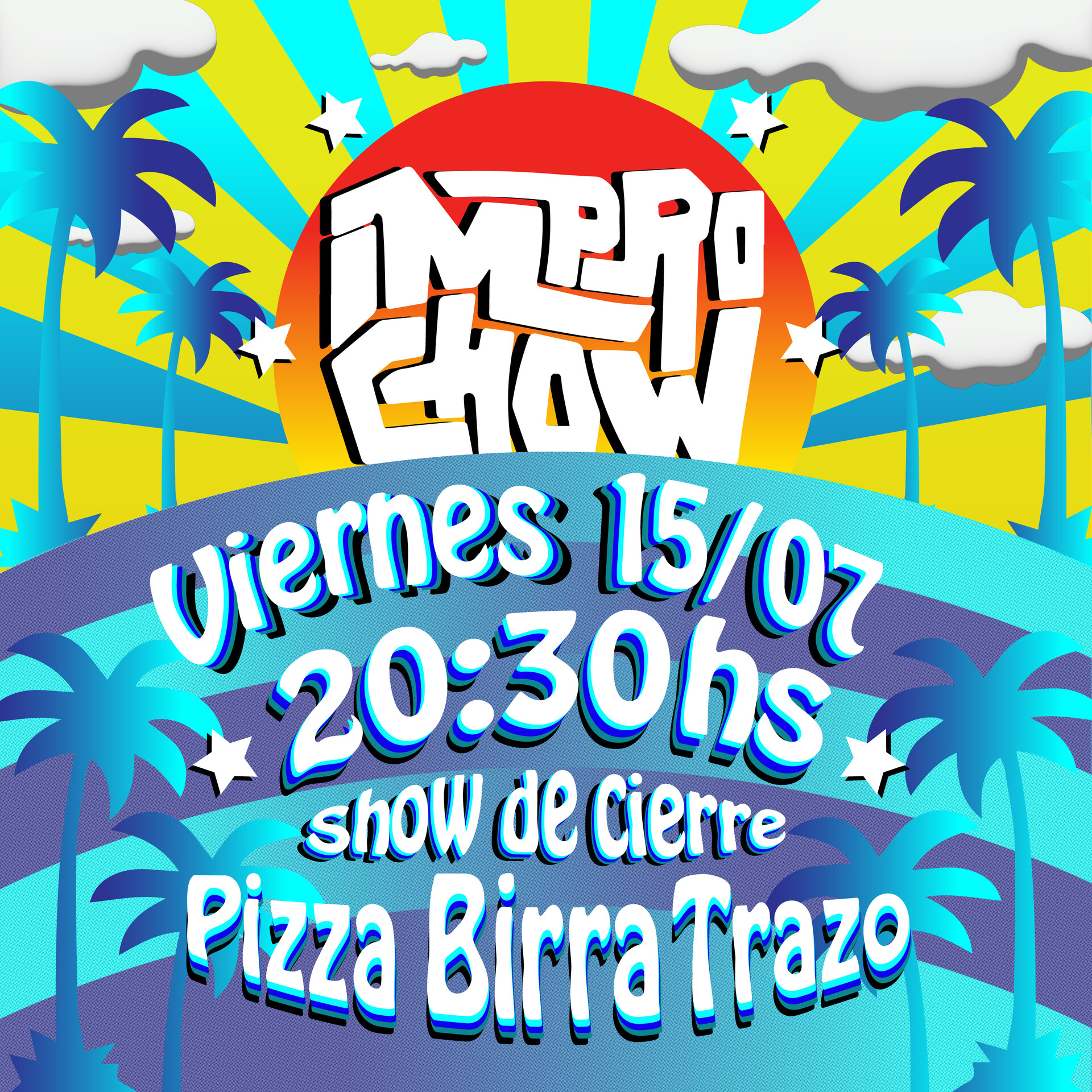 ArtStation - Stand Up Group Flyer comission