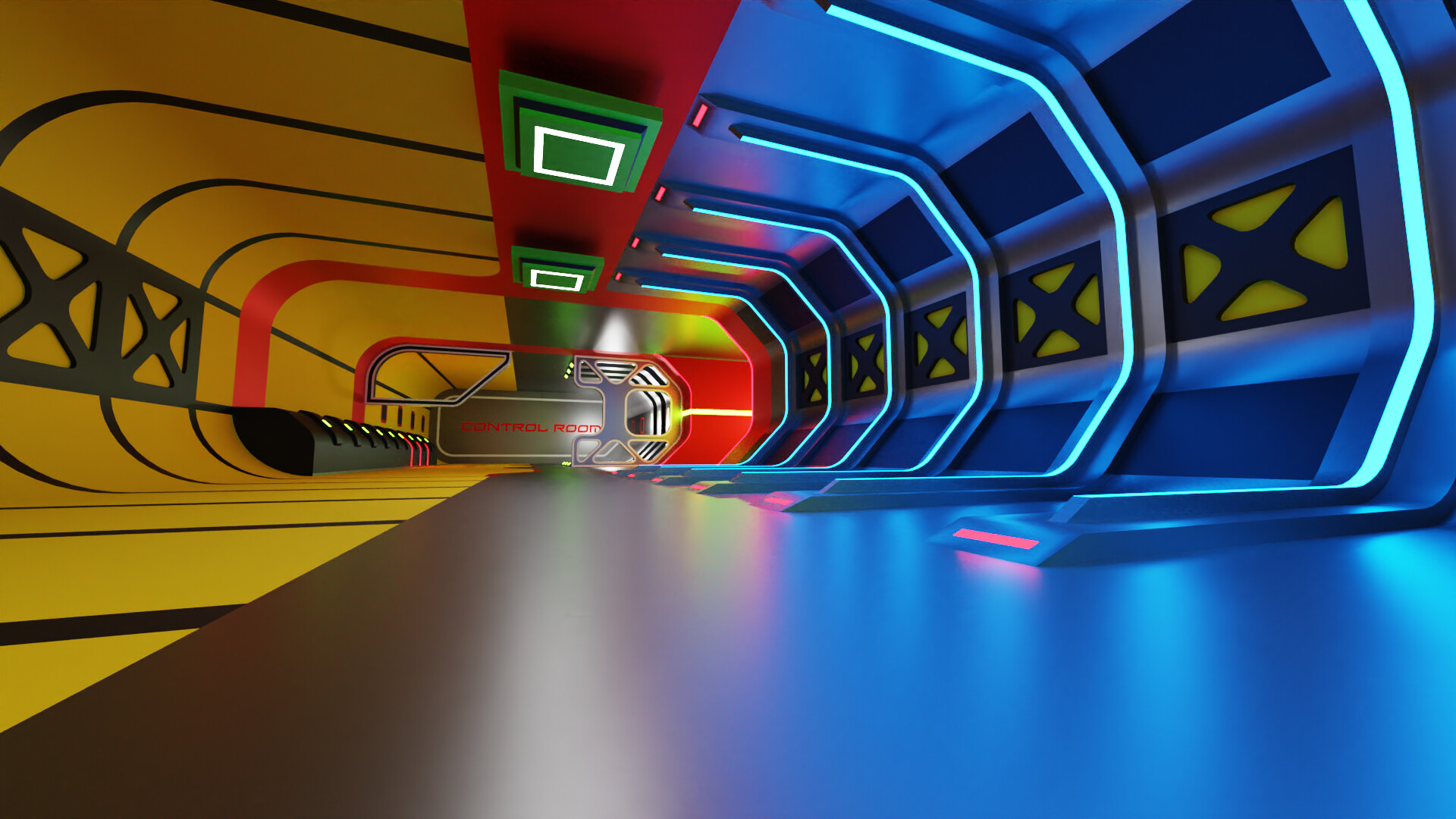 ArtStation - Control room.