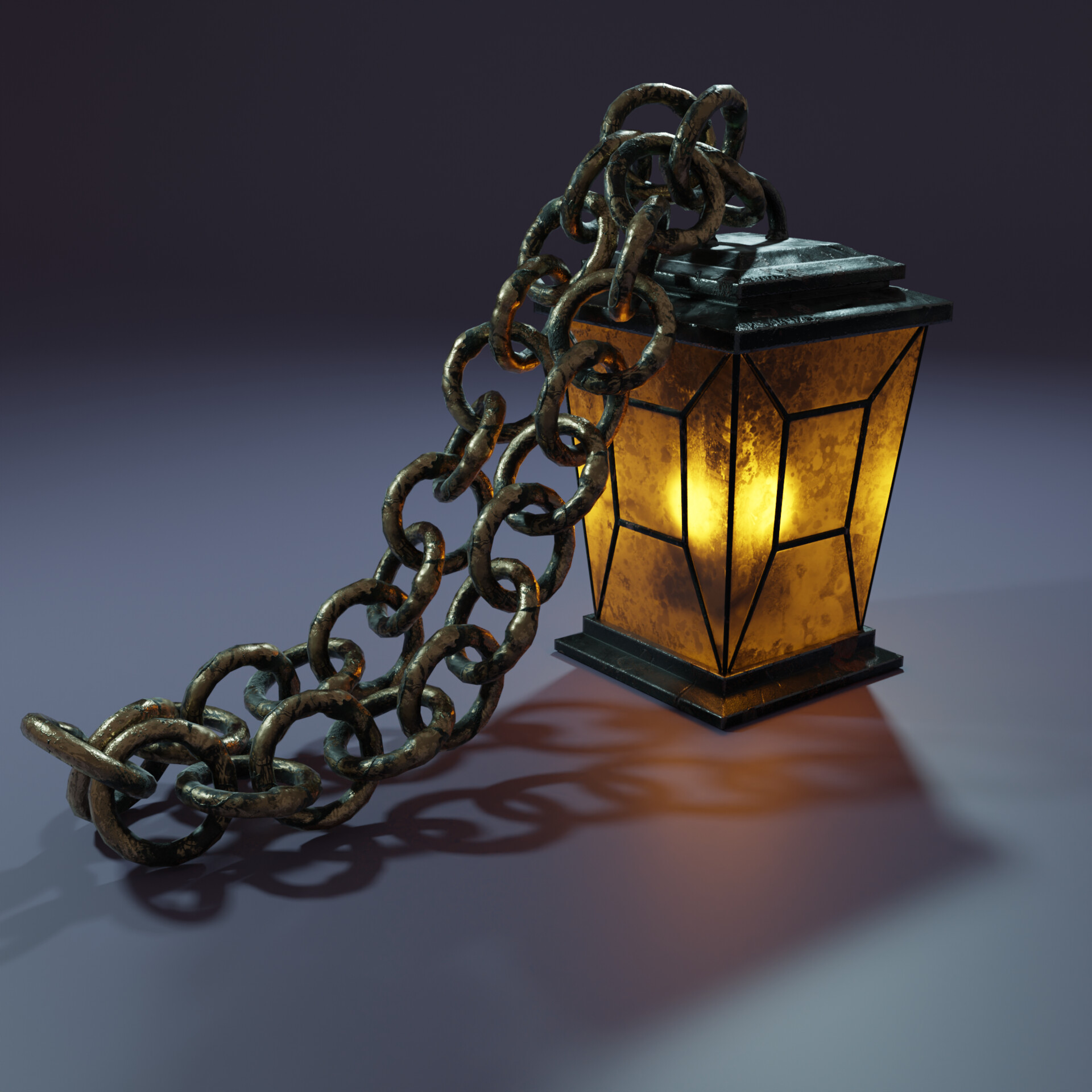 ArtStation - Medieval lamp