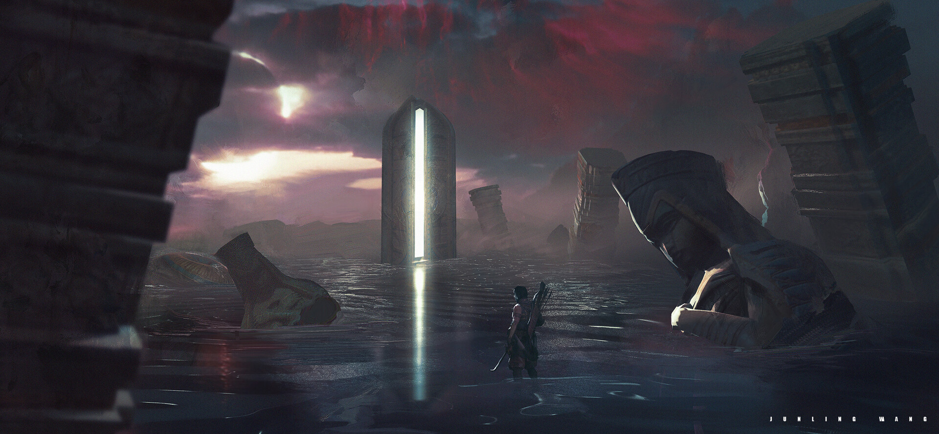 Junling Wang - old concept artwork by 2021