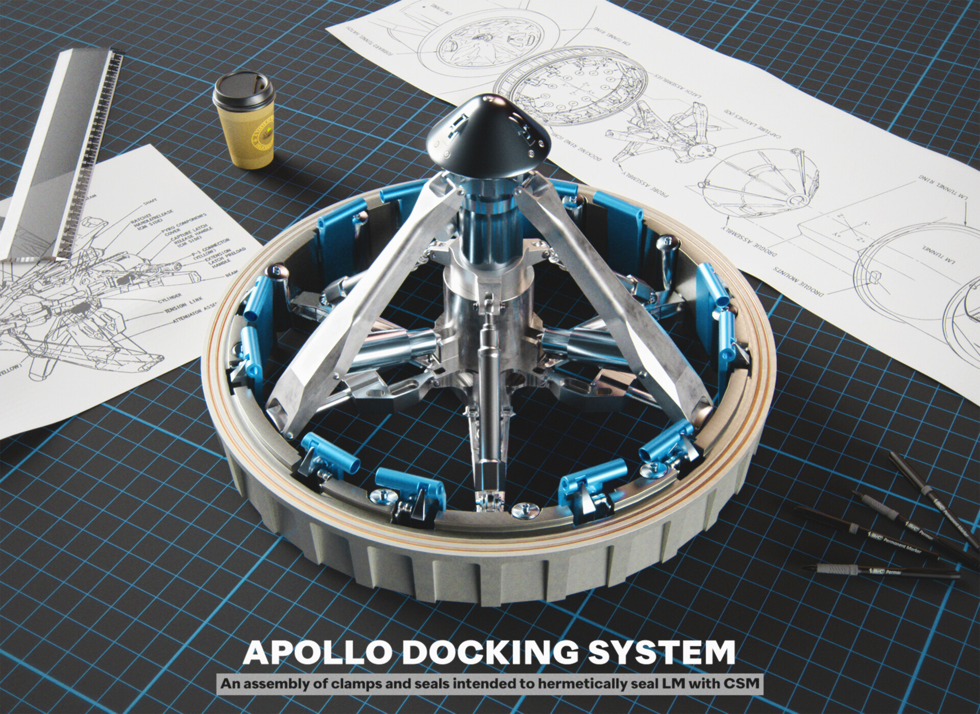 ArtStation - Apollo Docking System
