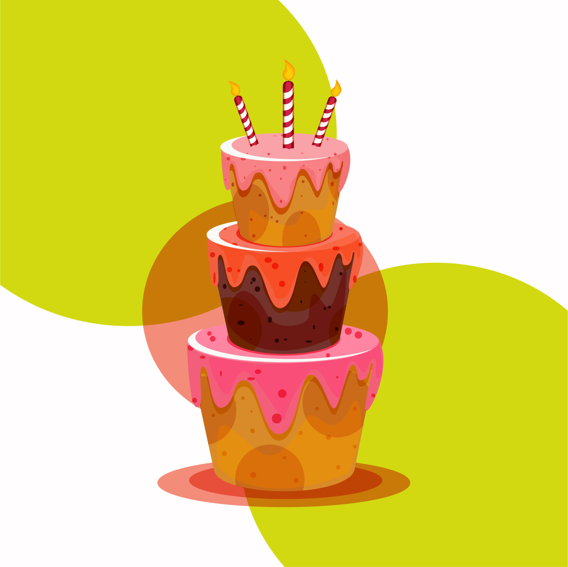 ArtStation - Illustration for cake packaging