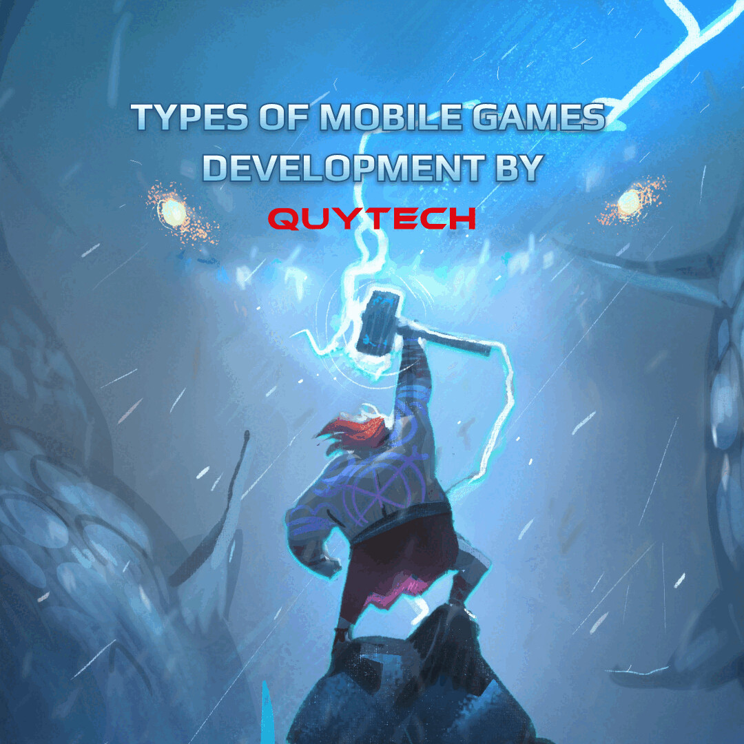 ArtStation - Types of Mobile Games Development by Quytech