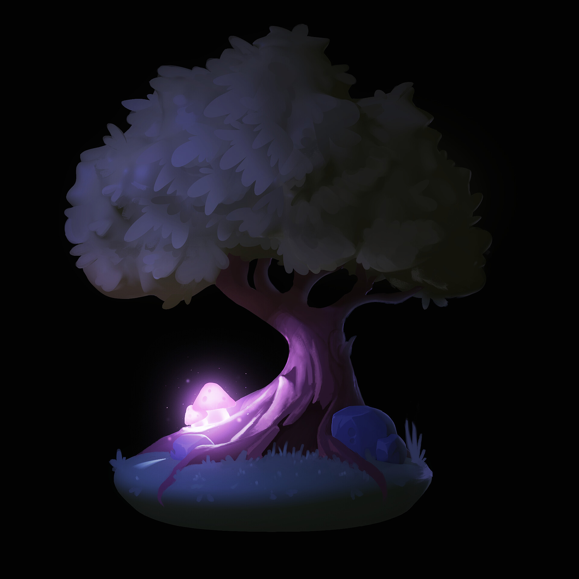ArtStation - Twilight tree