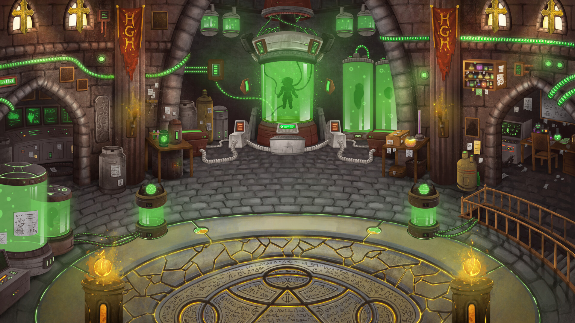 ArtStation - Scientist Laboratory