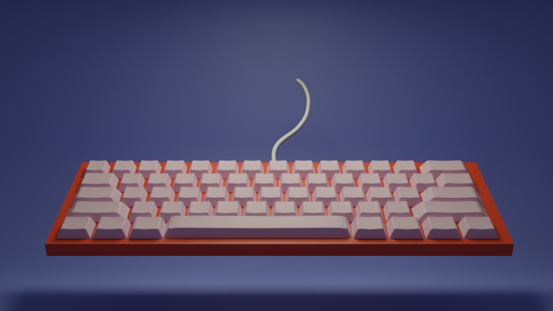 ArtStation - Low Poly Keyboard