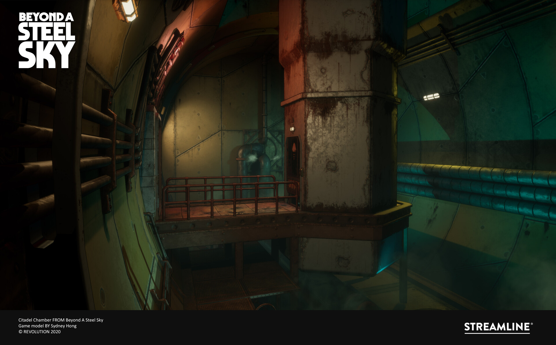 ArtStation - Beyond A Steel Sky - Citadel Chamber