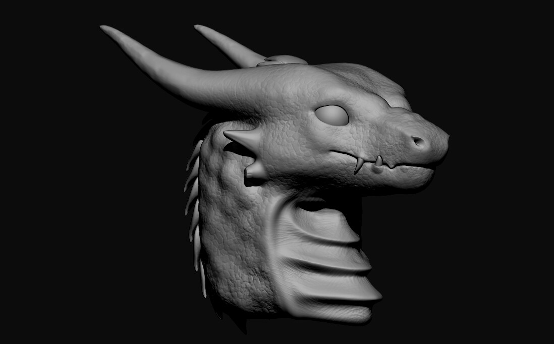 ArtStation - stylized dragon