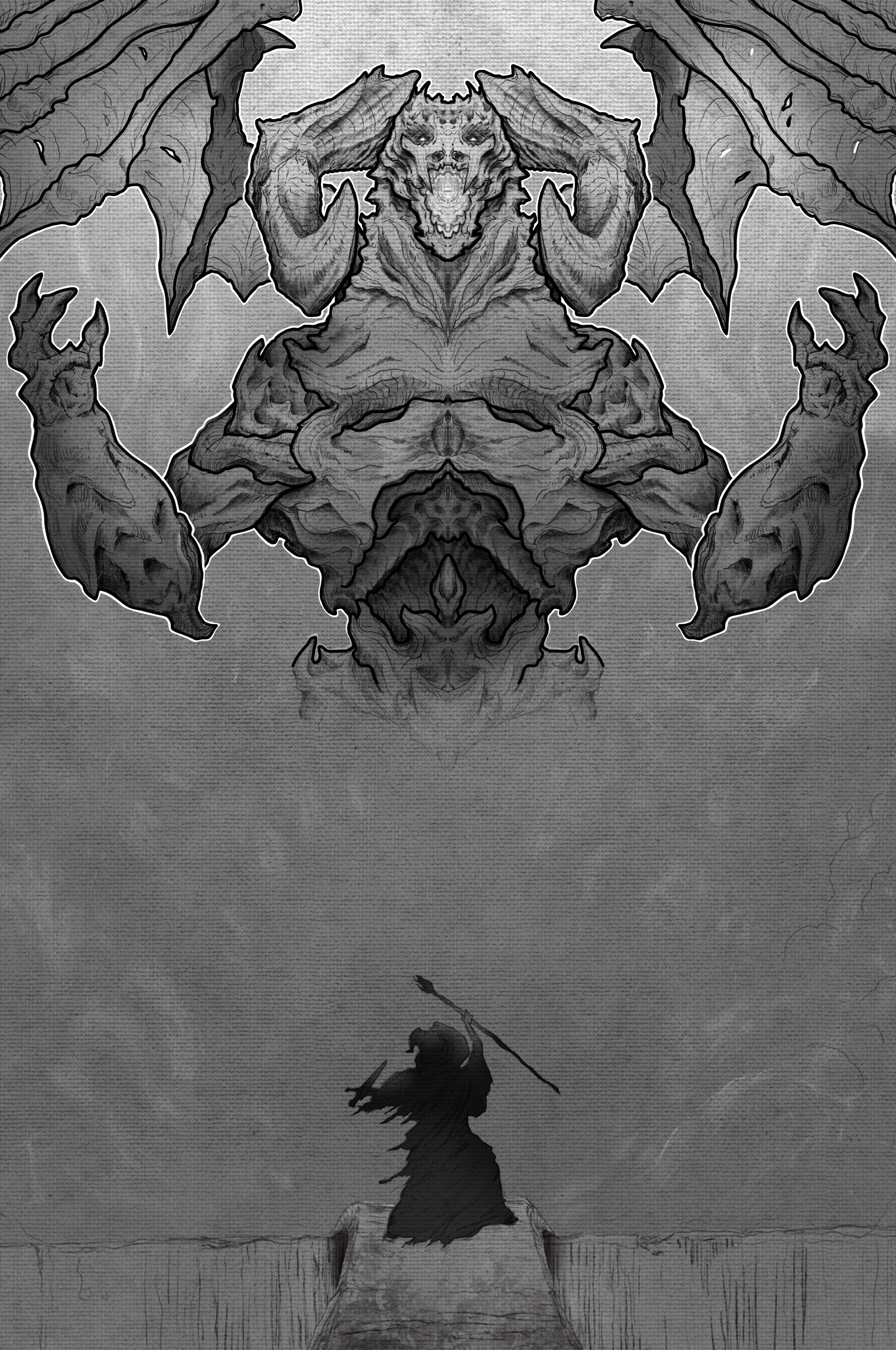 TY CARROLL - LOTR - Balrog Cover