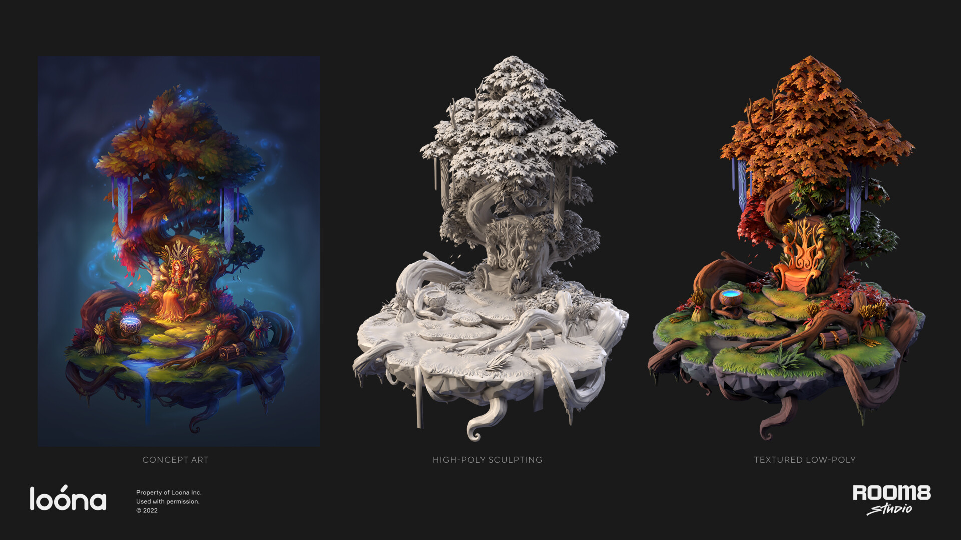 Room 8 Studio - Portfolio - Throne Room (Loona)