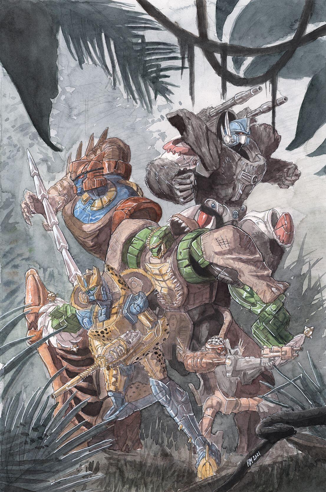 ArtStation - Transformers: Beast Wars Annual cover A