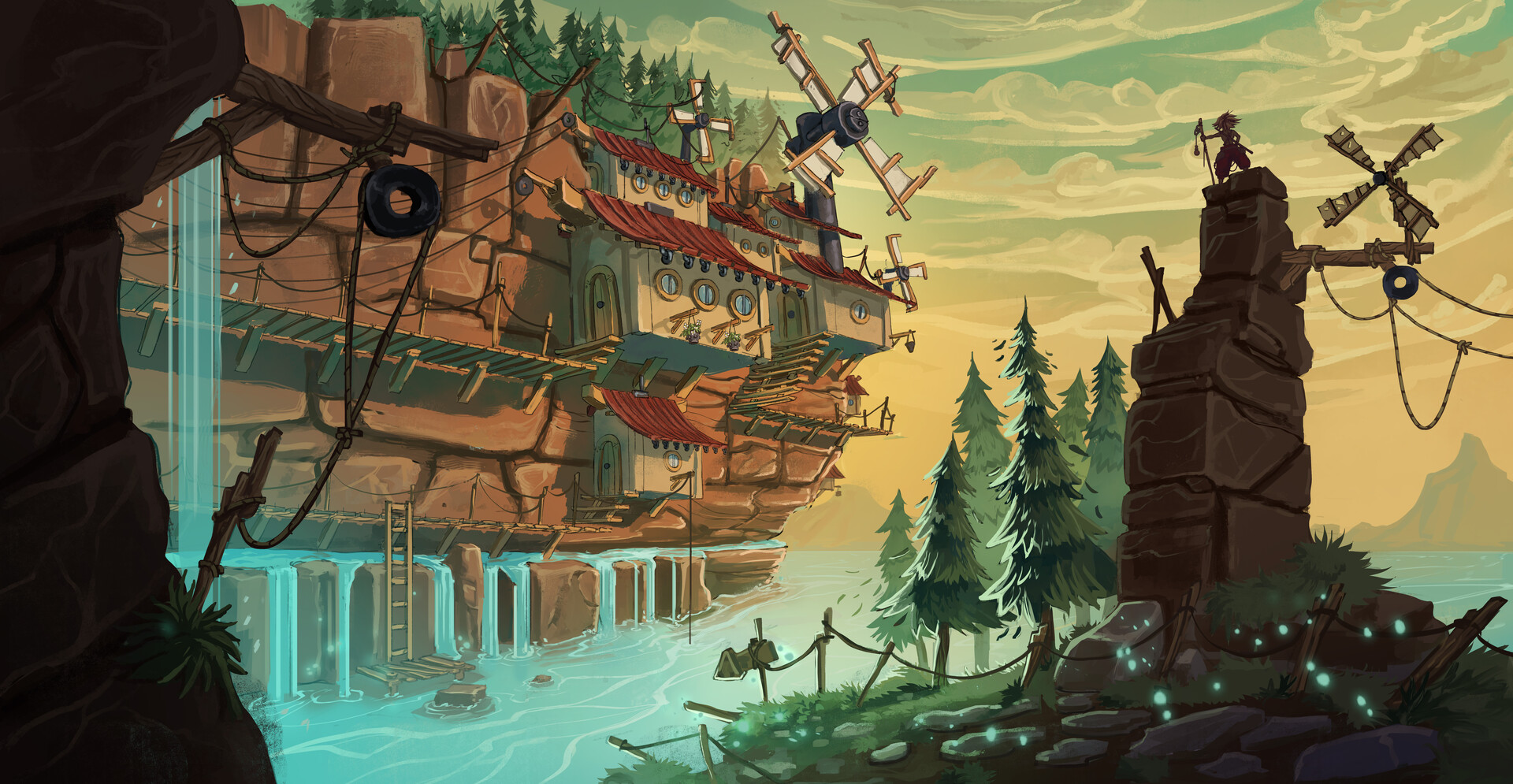 ArtStation - Rock Houses Environment