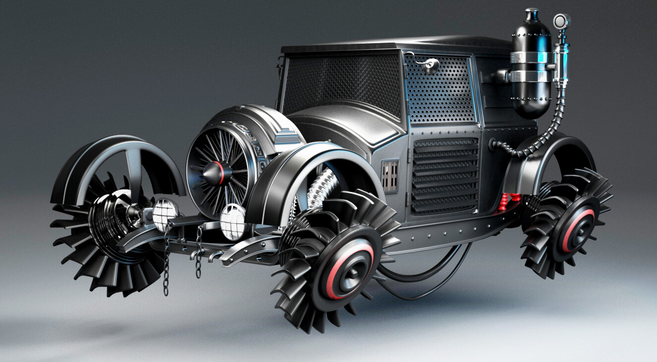 ArtStation - Sci-fi Floating Car