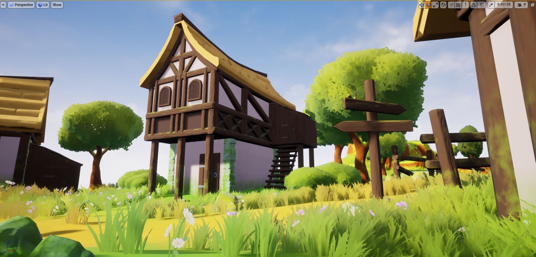 ArtStation - Stylized Environment UE4 - Final Project