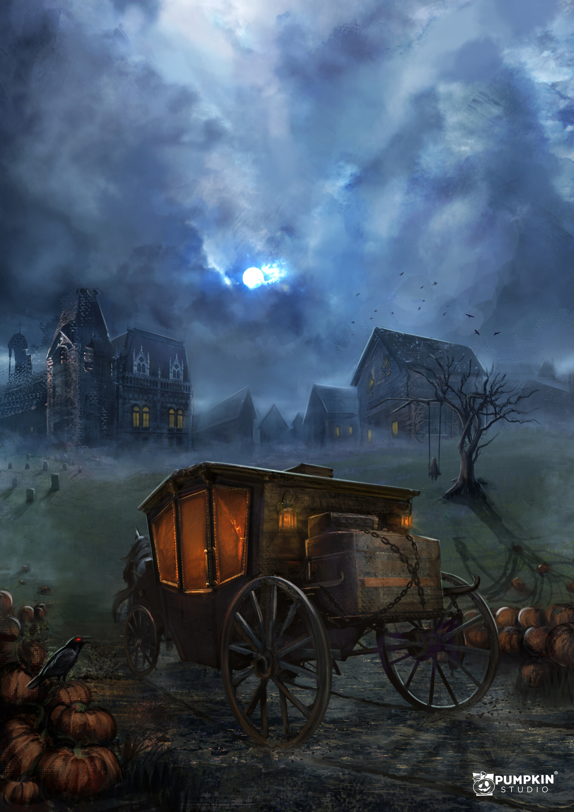 ArtStation - Sussurro das Almas perdidas - Book Cover