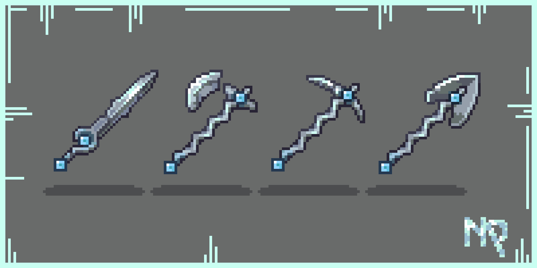 ArtStation - Frosty Weapons