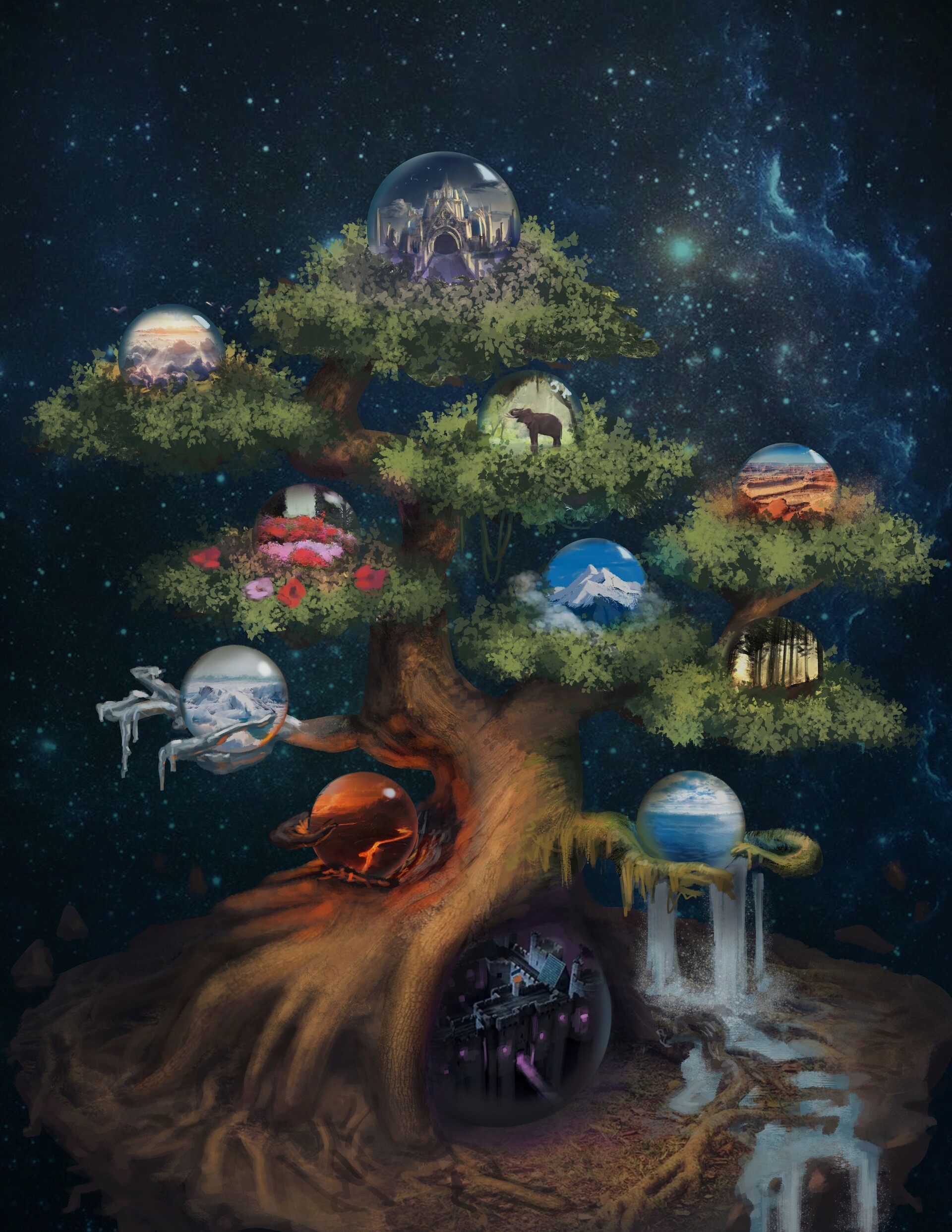 ArtStation - Yggdrasil concept