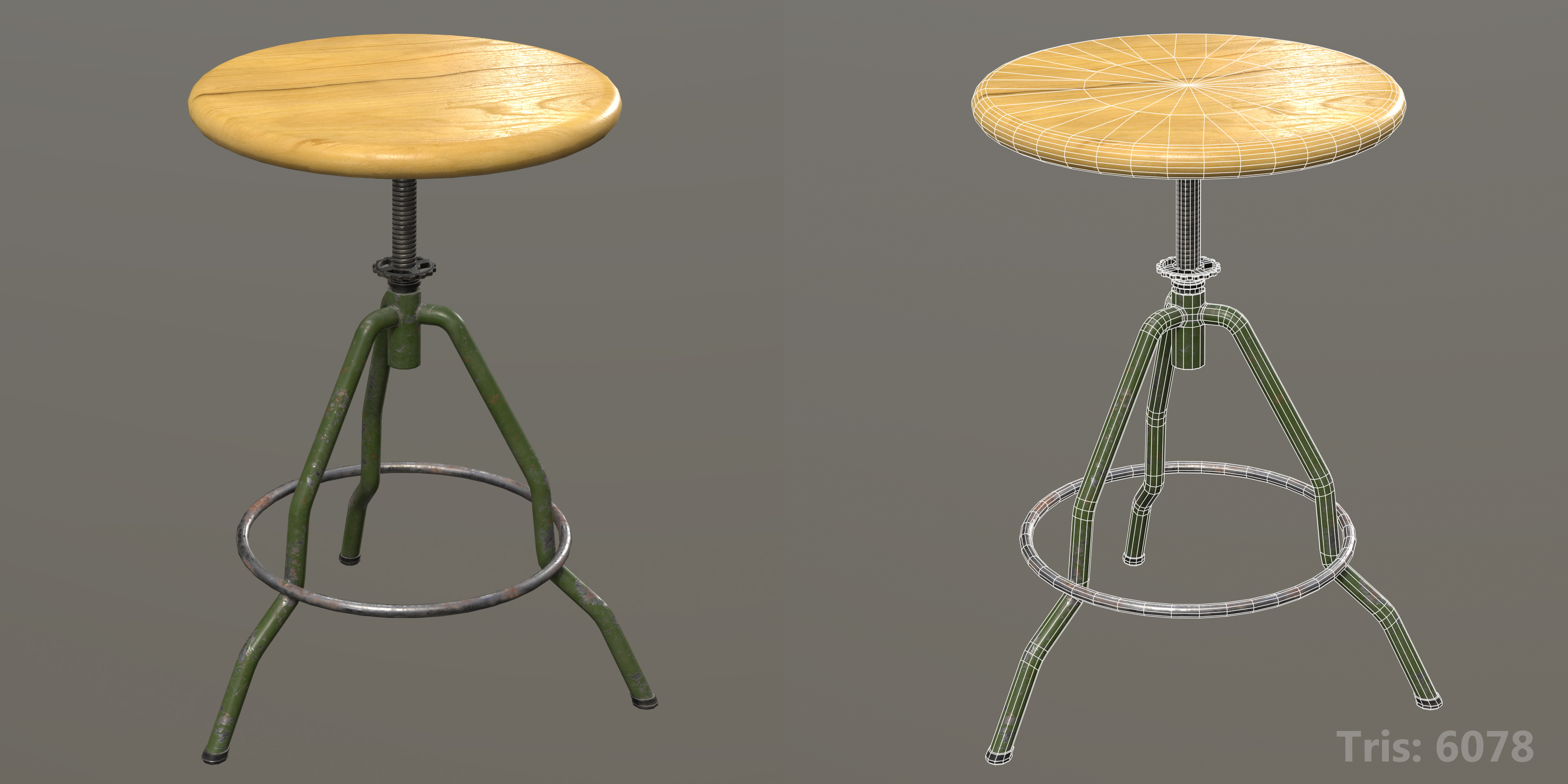 Audrey Fletcher - Old Green Stool