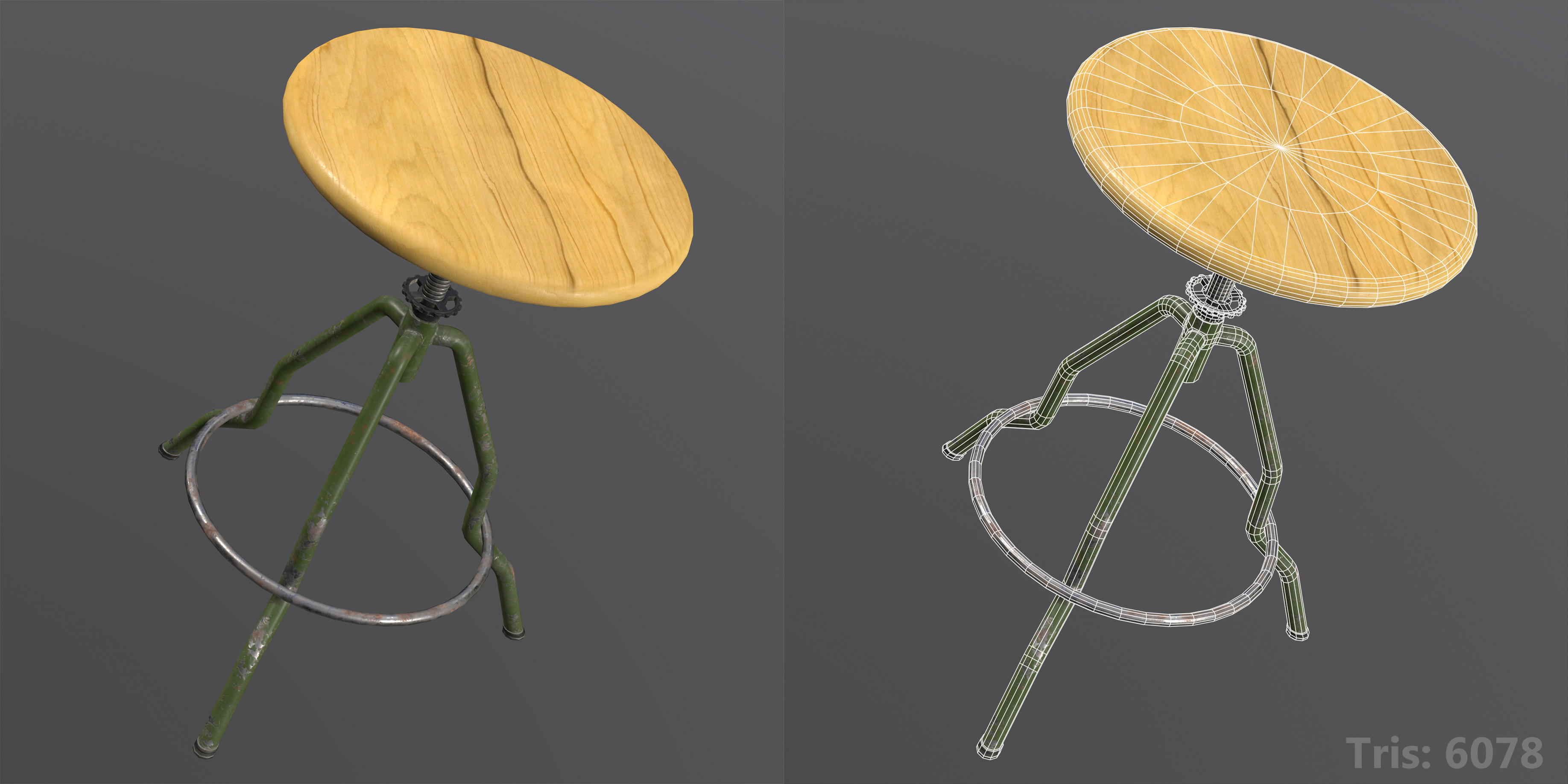 Audrey Fletcher - Old Green Stool