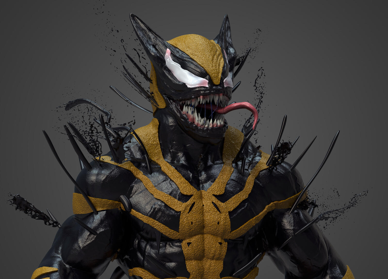 Sid Taylor - Venom Wolverine