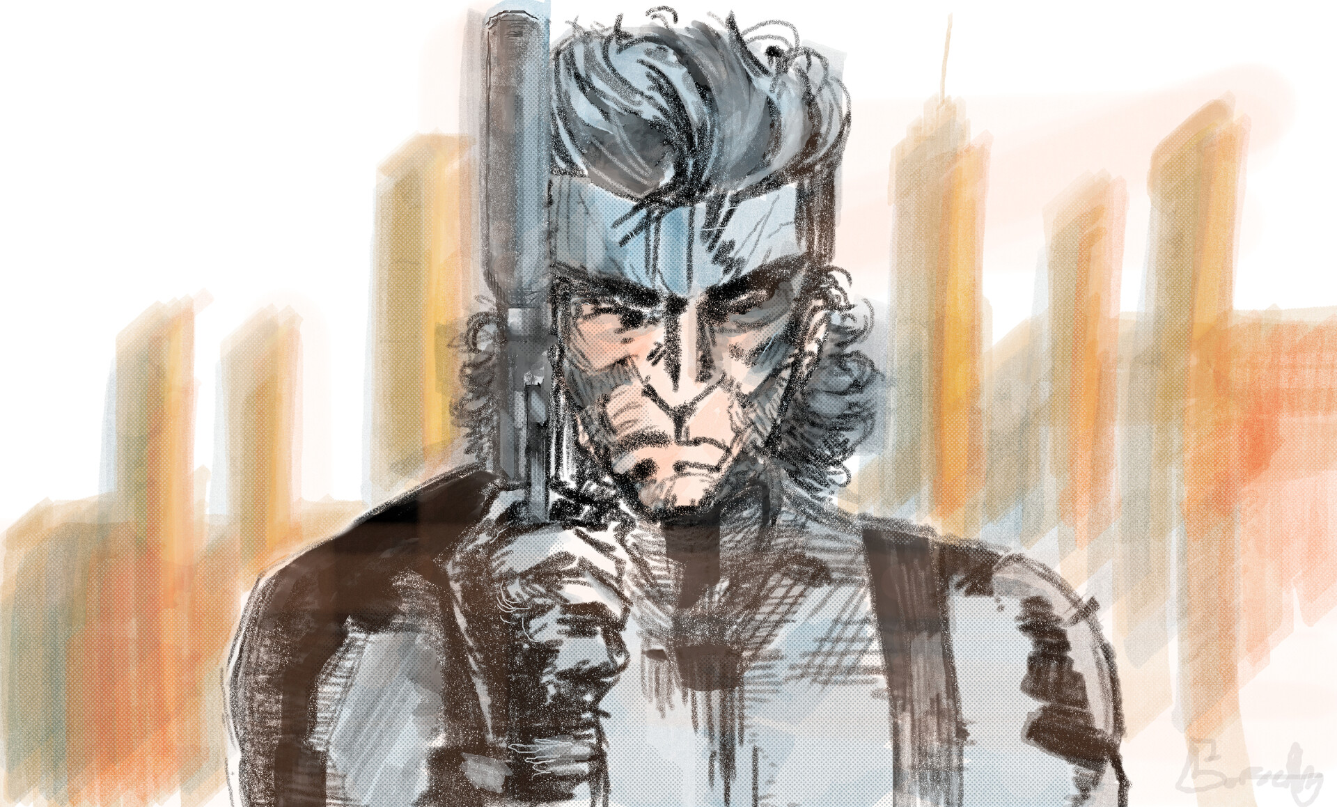 ArtStation - Solid Snake