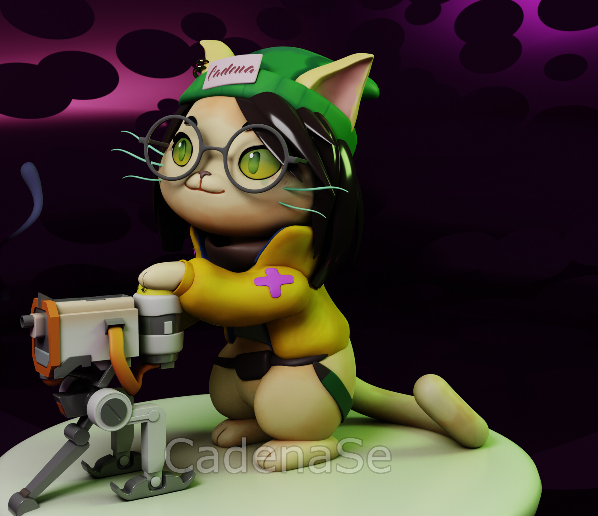 ArtStation - Killjoy cat