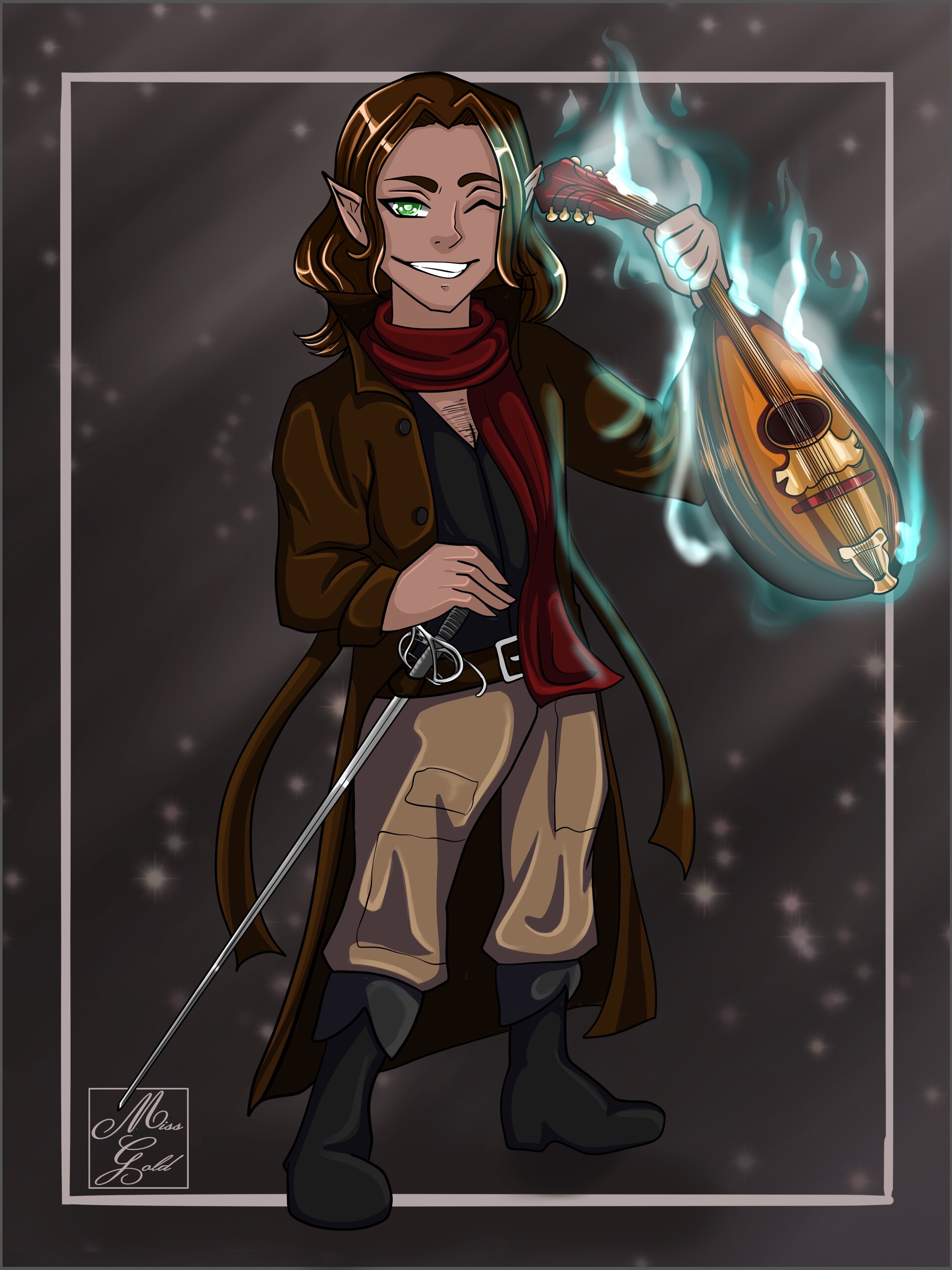 ArtStation - Halfling Bard
