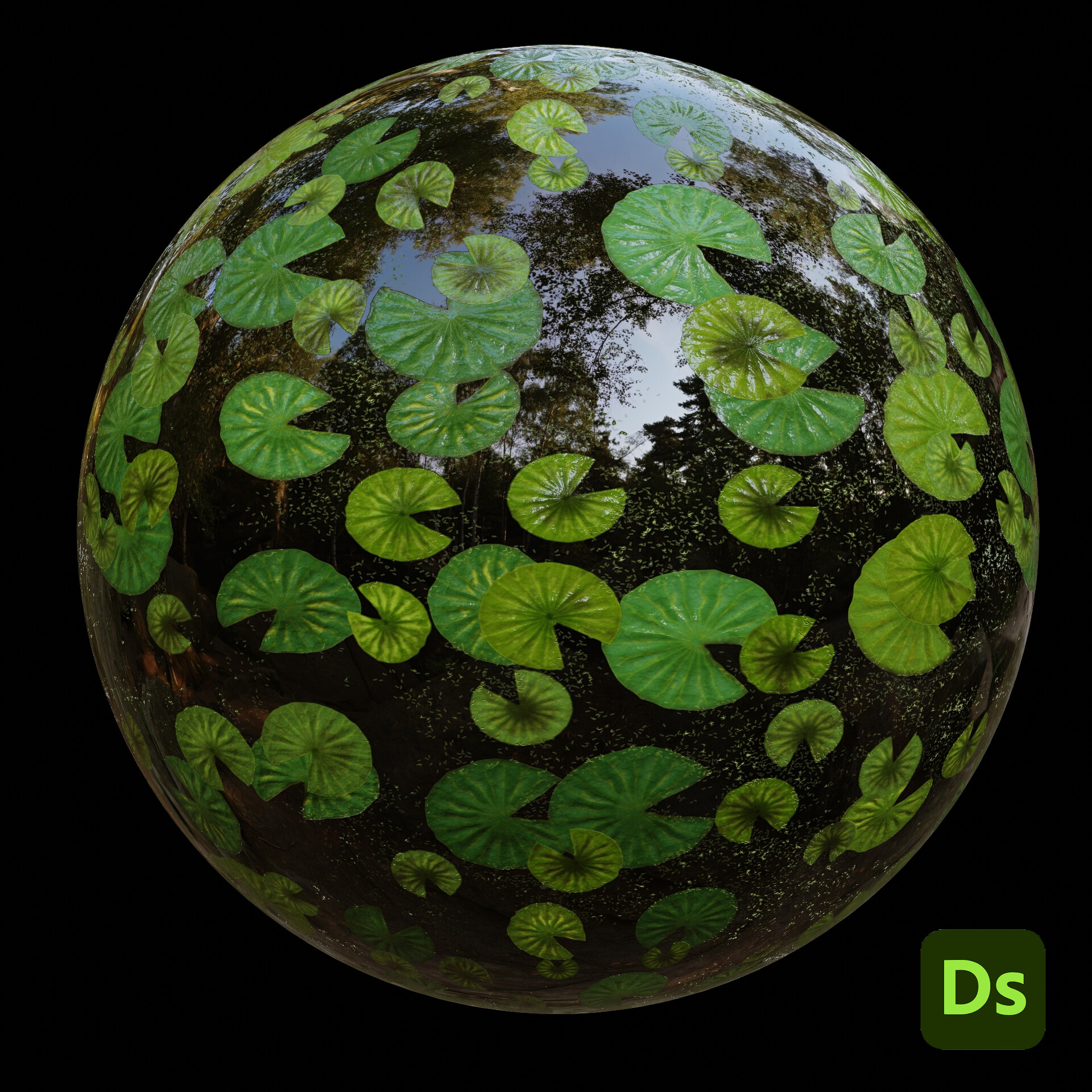 ArtStation - lily pad field