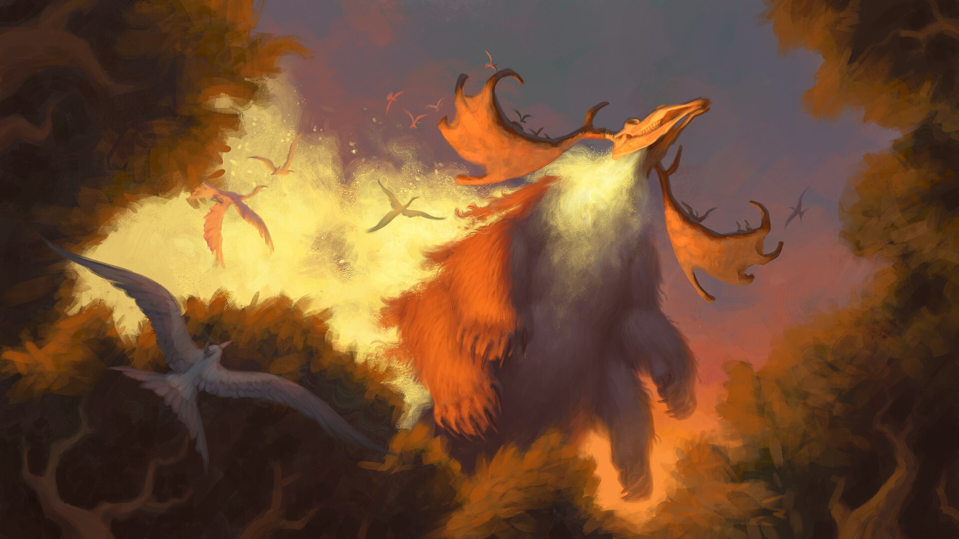 ArtStation - Ug-Maul, avatar of the nature.