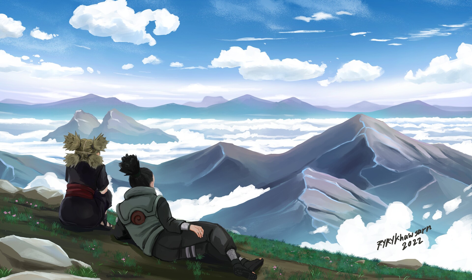 ArtStation - Shikamaru and Temari Relax