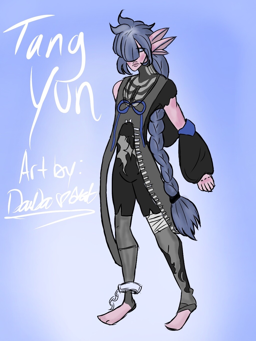 ArtStation - Tang Yun(Dislyte) Sketched Illustration