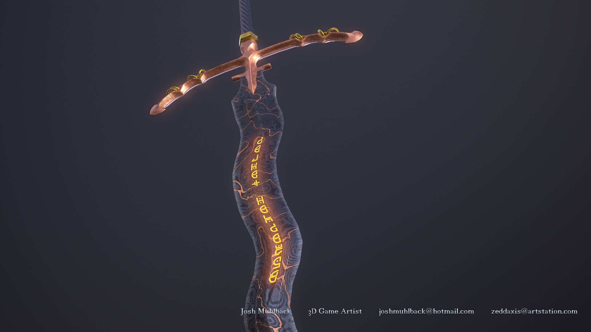 ArtStation - Fantasy Swordstaff - Skybreaker