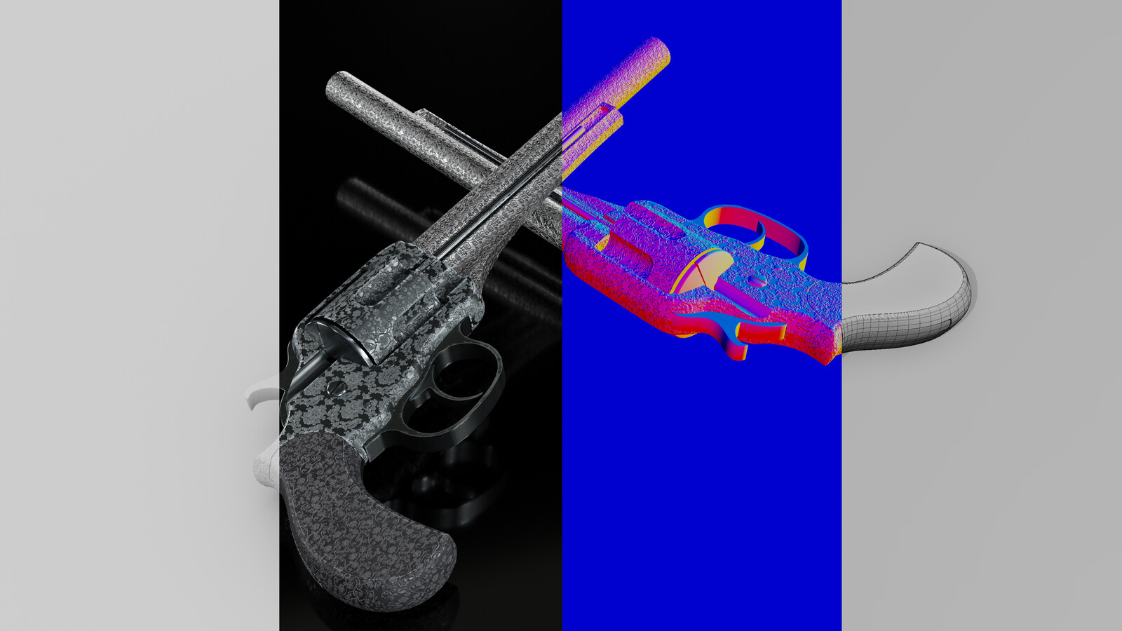 Kshitiz Chandra - M500 Gun 3d MODEL