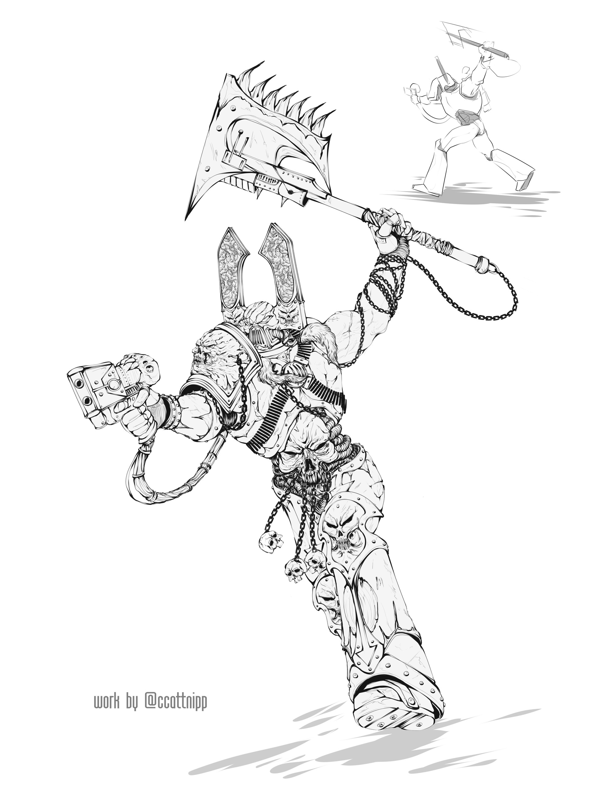 ArtStation - Khârn the Betrayer