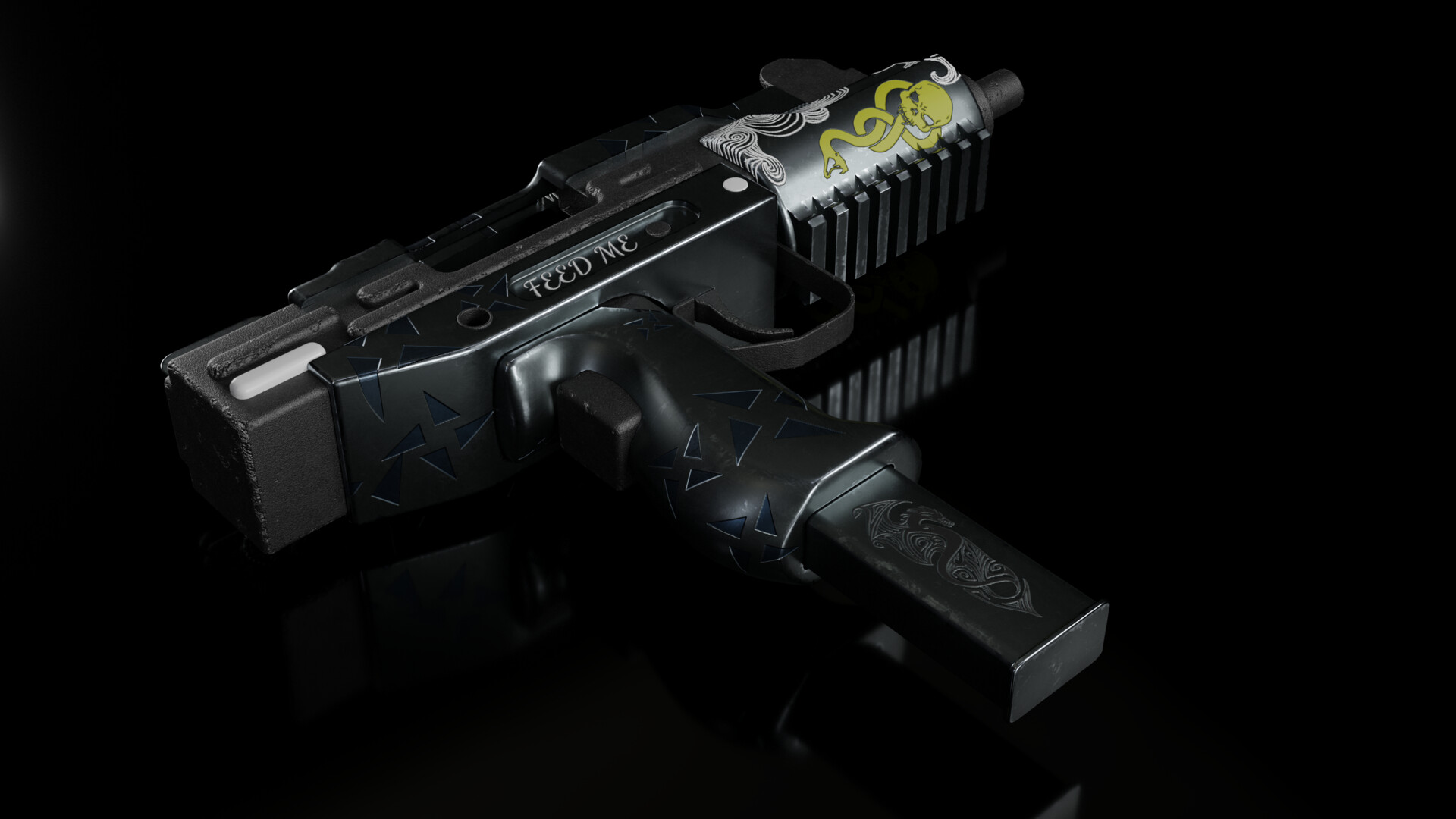 ArtStation - UZI 3D model