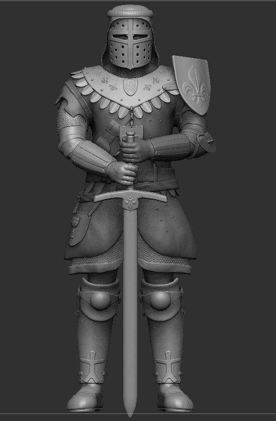 ArtStation - Grail Knight of Bretonia