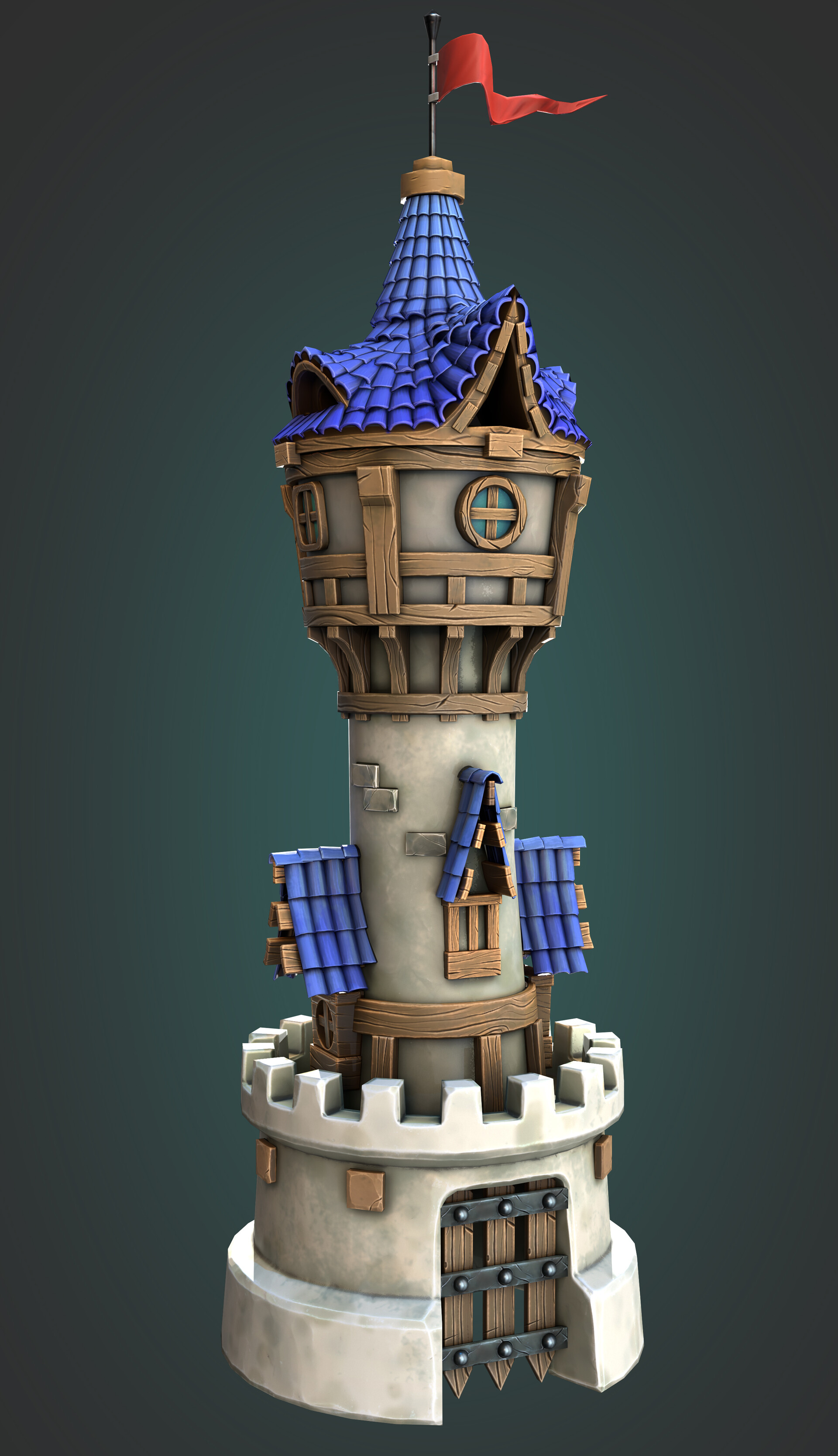 ArtStation - Cartoon castle