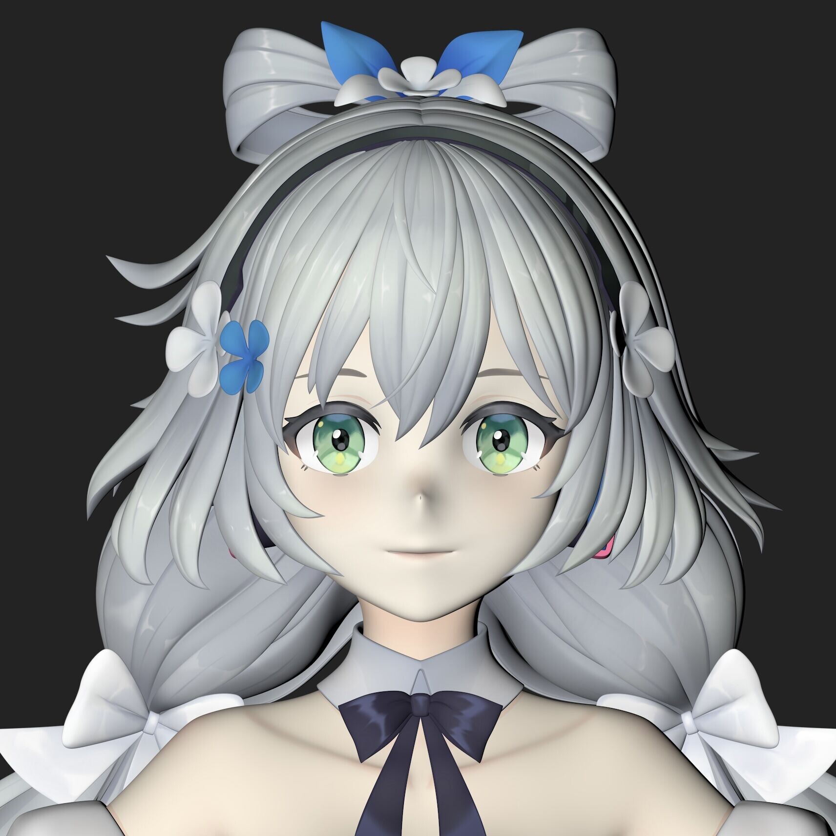 ArtStation - New Model : Luo-Tianyi 10th Celebration without any rendering