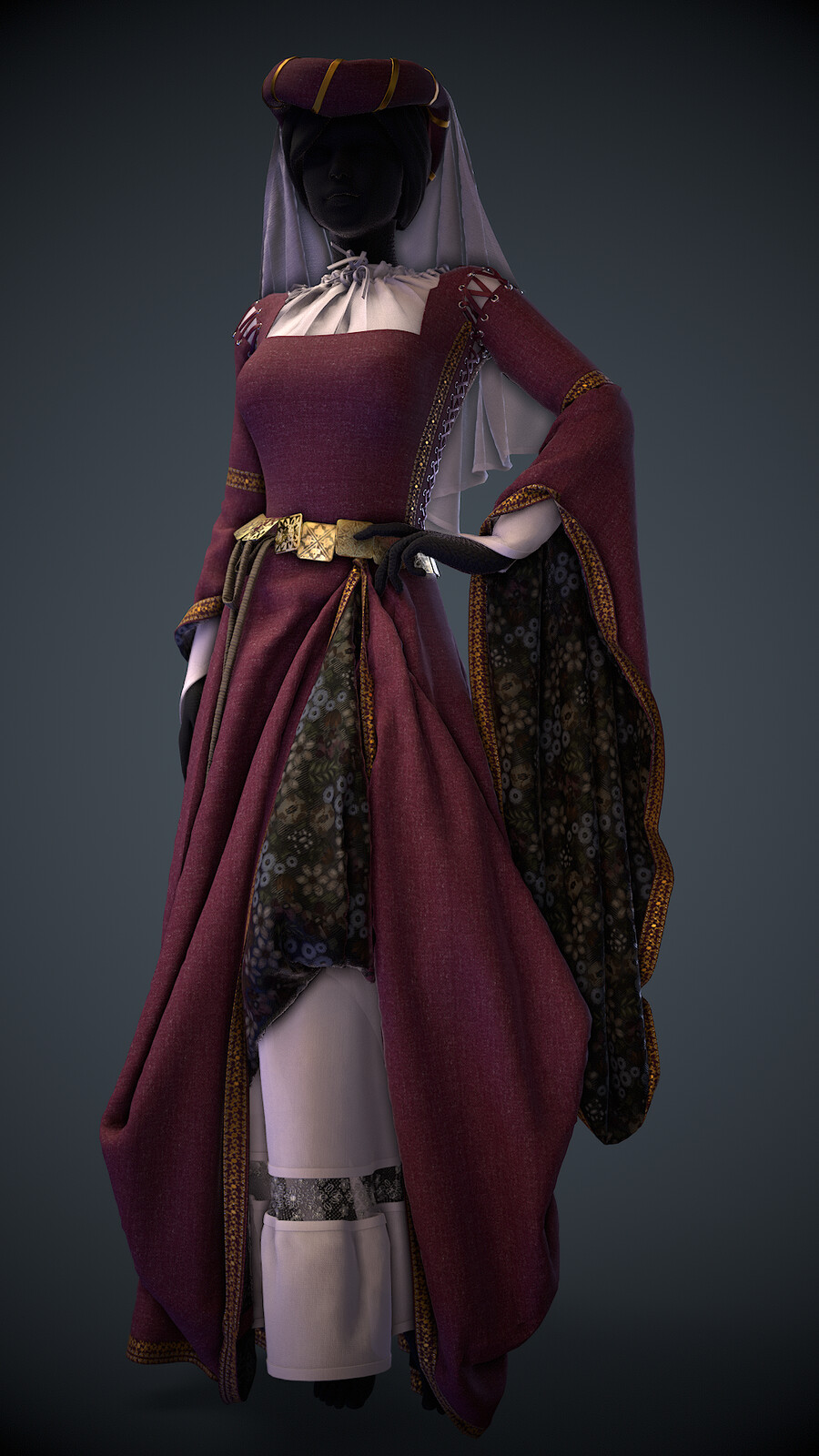 Manon Devaux - Middle age dress