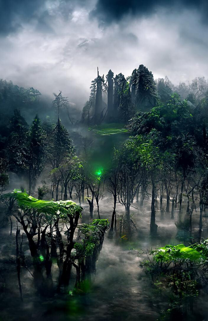 ArtStation - Magic forest - made with Ai