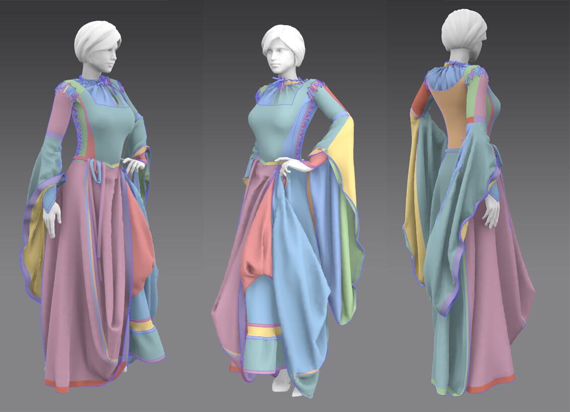 Manon Devaux - Middle age dress